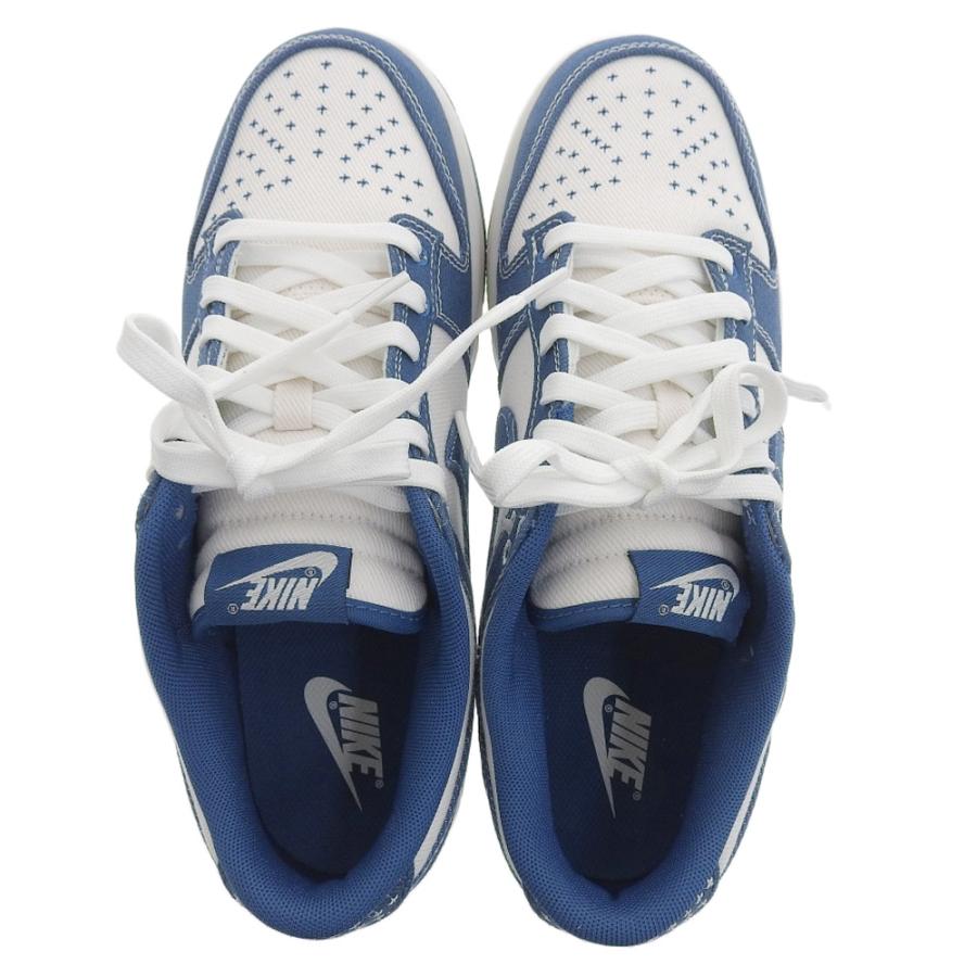 NIKE（ナイキ） 新品同様 NIKI ダンクロー SE インダストリアル スニーカー シューズ メンズ ブルー ホワイト キャンバス ...