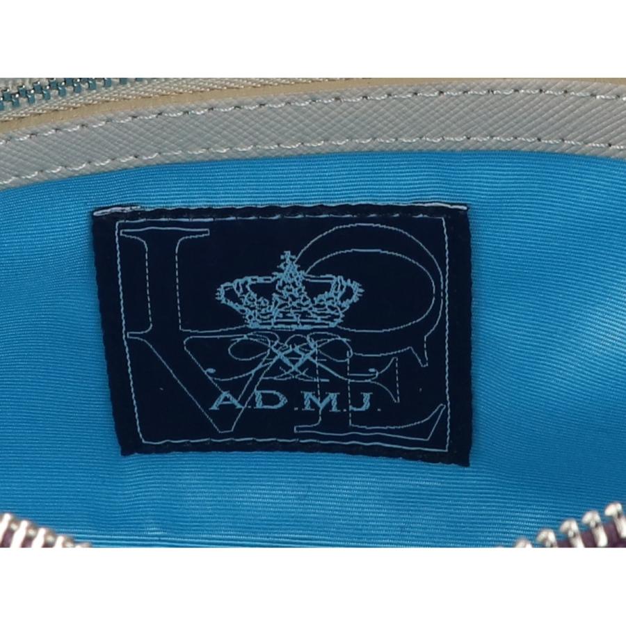 A.D.M.J. Accessoires De Mademoiselle ADMJ クロコ型押しレザー ショルダーバッグ パープル レディース : ブランドリユースショップエコスタイル ...