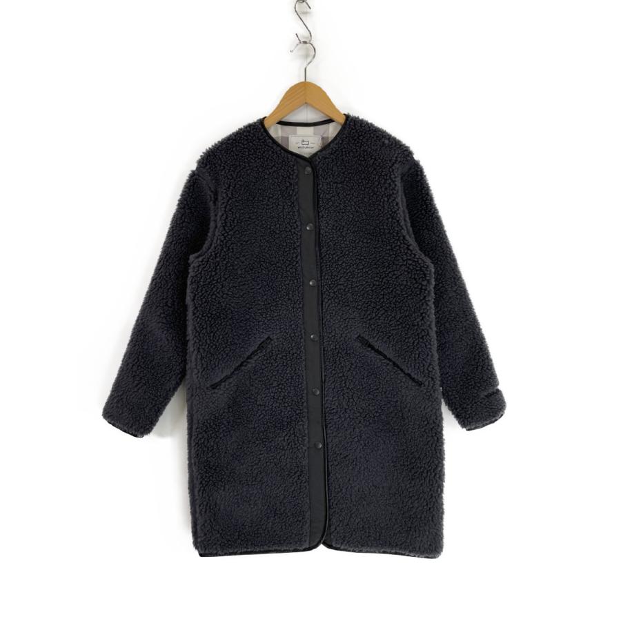 WOOLRICH ウールリッチ 22年製 グレー BAYBERRY BOA COAT グレー XS コート ポリエステル レディース 中古 :7765400000032671:ブランドリユース ...