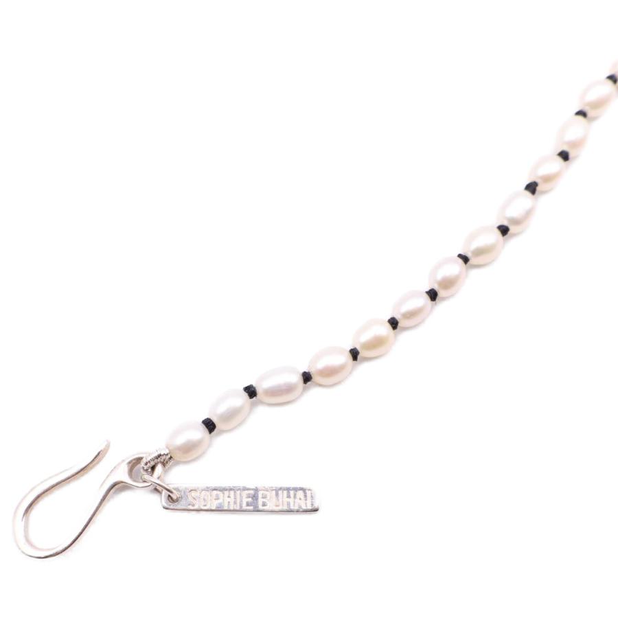 美品 SOPHIE BUHAI ソフィー ブハイ 925 Tiny Pearl Collar Necklace タイニー パール カラー ネックレス ホワイト/シルバー レディース ...