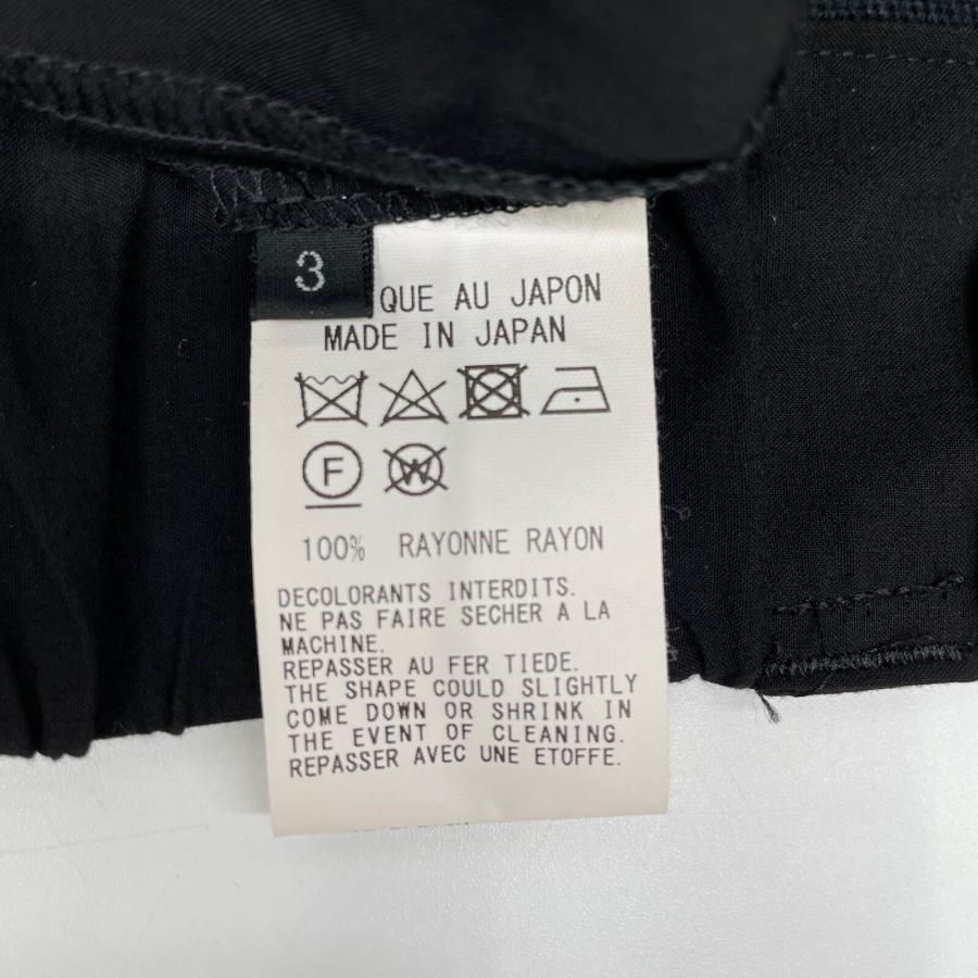 Ground Y グラウンドワイ 22SS GG-P19-200 ブラック レーヨンラップパンツ ブラック 3 ボトムス レーヨン レディース 中古 : 7765400000053328 ...