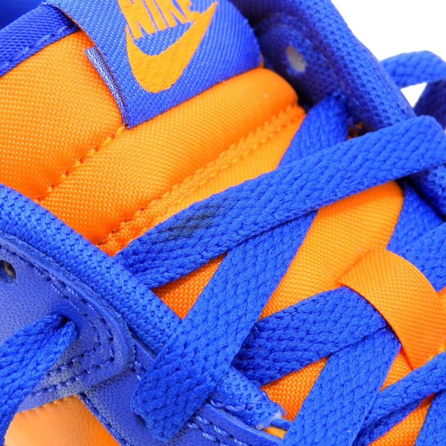 NIKE 新品同様 ナイキ Dunk Low Retro Knicks スニーカー シューズ メンズ オレンジ/ブルー 27.5cm ...