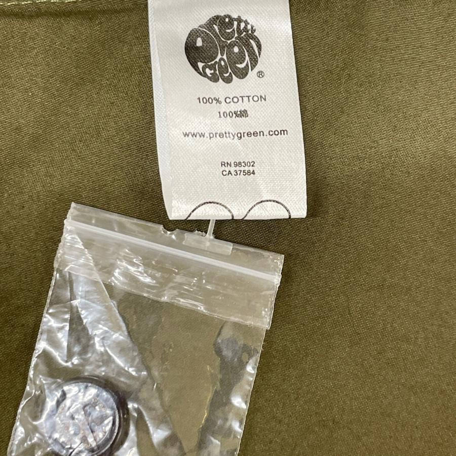 Pretty Green プリティーグリーン カーキ ベンタイル生地 モッズ Pretty Green プリティーグリーン カーキ ベンタイル生地 モッズ