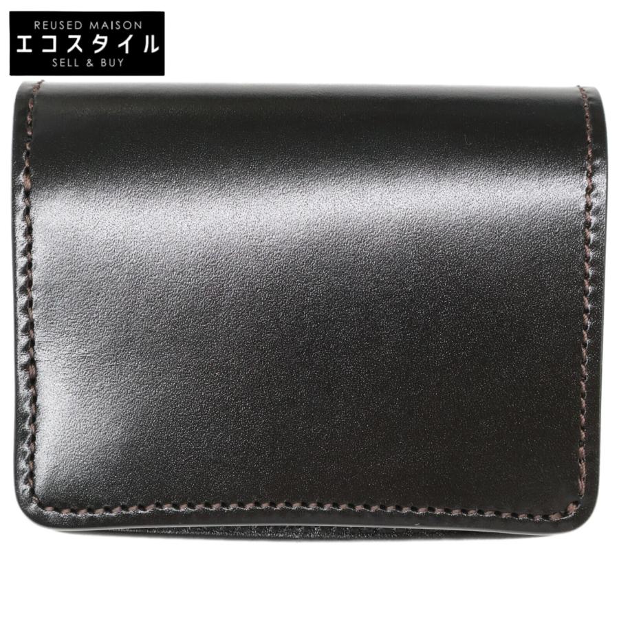 美品/ WILDSWANS ワイルドスワンズ KF-003 サドルプルアップ 二つ折り財布（小銭入れあり） ダークブラウン メンズ : ブランドリユースショップエコスタイル - 通販 ...