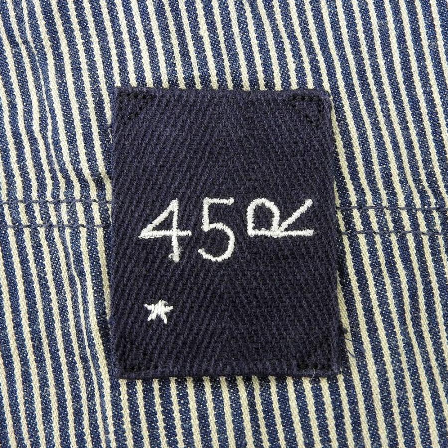45R フォーティファイブ アール 撚杢カルゼの908みゆきジャケット メンズ レディース インディゴ 1 80310101 : 7765400000065534 : ブランドリユースショップ ...