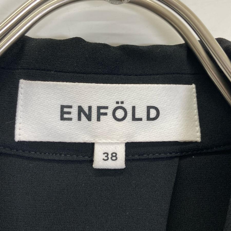 ENFOLD エンフォルド 300HA230-0410 24年製 ブラック 2WAYブラウスカーディガン 38 カーディガン ポリエステル レディース 中古 : ブランドリユースショップエコス ...