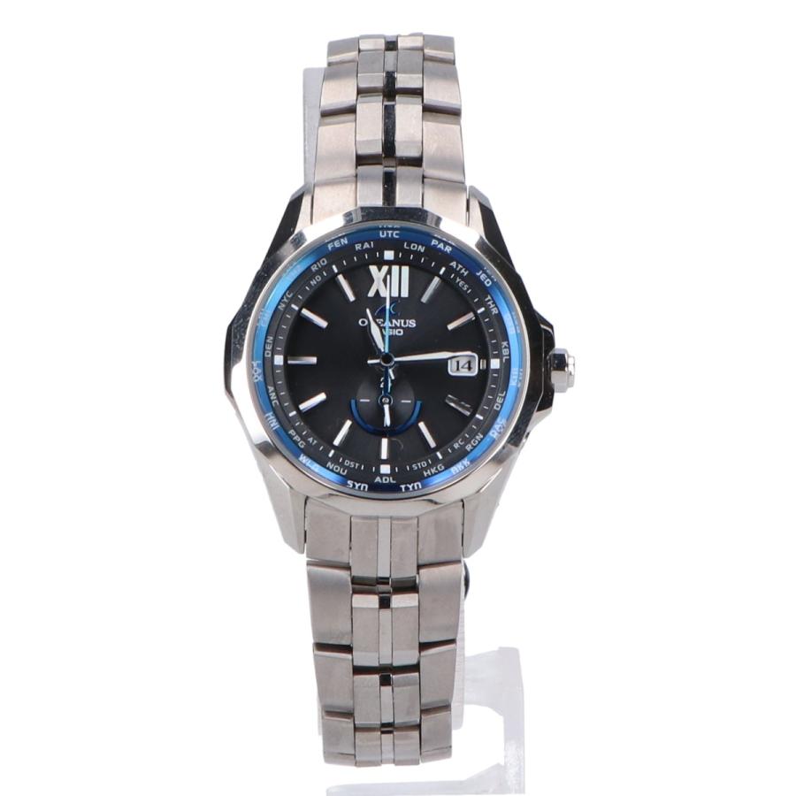 美品 CASIO カシオ OCW-S340-1AJF Manta Ladies OCEANUS オシアナス マルチバンド6 タフソーラー電波 ...