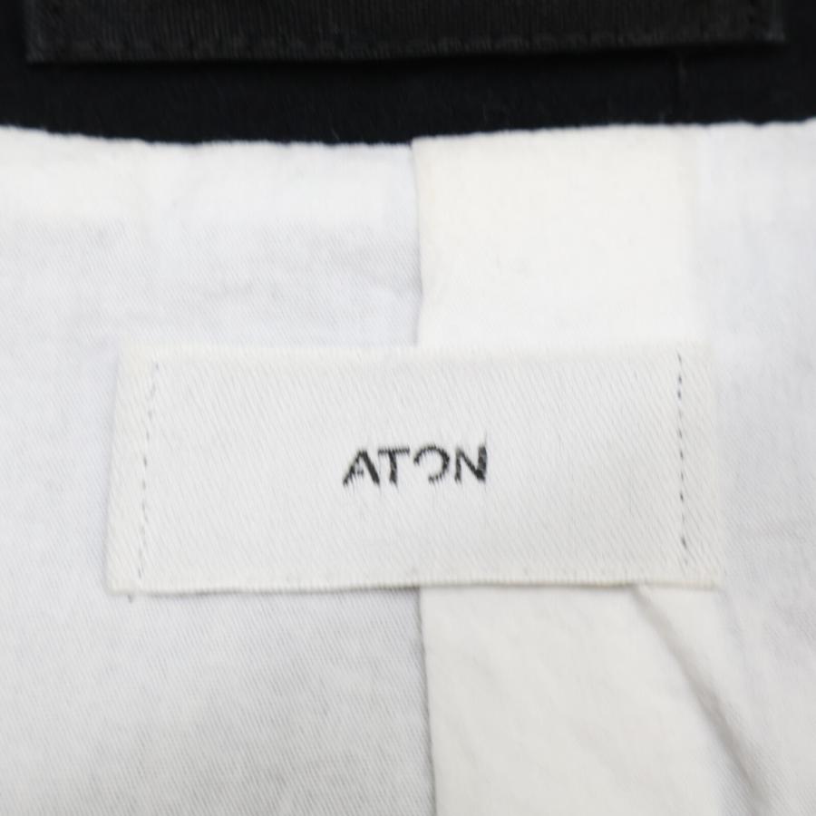 ATON エイトン 22AW ブラック ウール ステンカラージップジャケット 2 ジャケット メンズ 中古 : ブランドリユースショップエコスタイル - 通販 - Yahoo!ショッピング