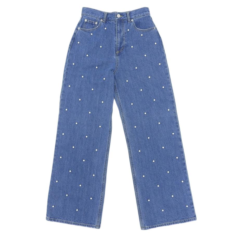 新品同様 AMERI アメリ SCATTERED PEARL DENIM レディース 25 ブルー 01320580930 : ブランドリユースショップエコスタイル - 通販 - Yahoo ...