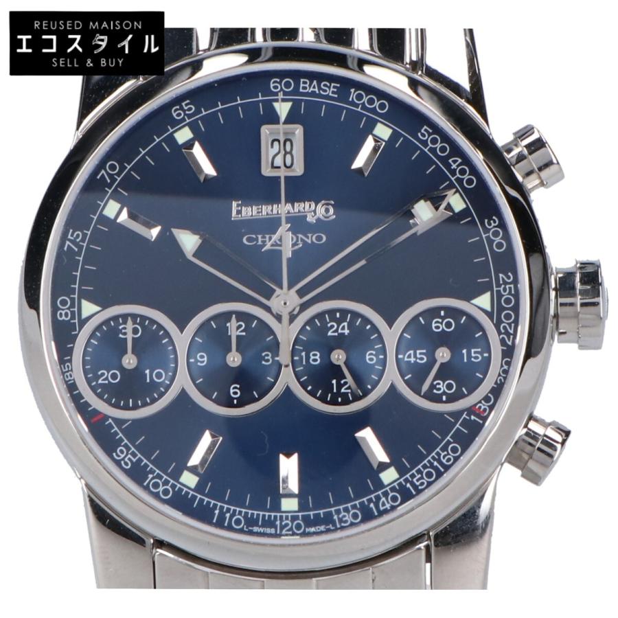 EBERHARD エベラール 31041 SS クロノ4 自動巻き 腕時計 シルバー メンズ : ブランドリユースショップエコスタイル - 通販 - Yahoo!ショッピング