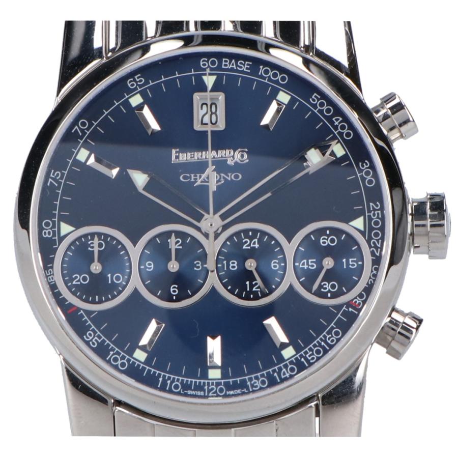 EBERHARD エベラール 31041 SS クロノ4 自動巻き 腕時計 シルバー メンズ : ブランドリユースショップエコスタイル - 通販 - Yahoo!ショッピング