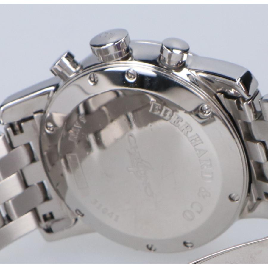 EBERHARD エベラール 31041 SS クロノ4 自動巻き 腕時計 シルバー メンズ : ブランドリユースショップエコスタイル - 通販 - Yahoo!ショッピング