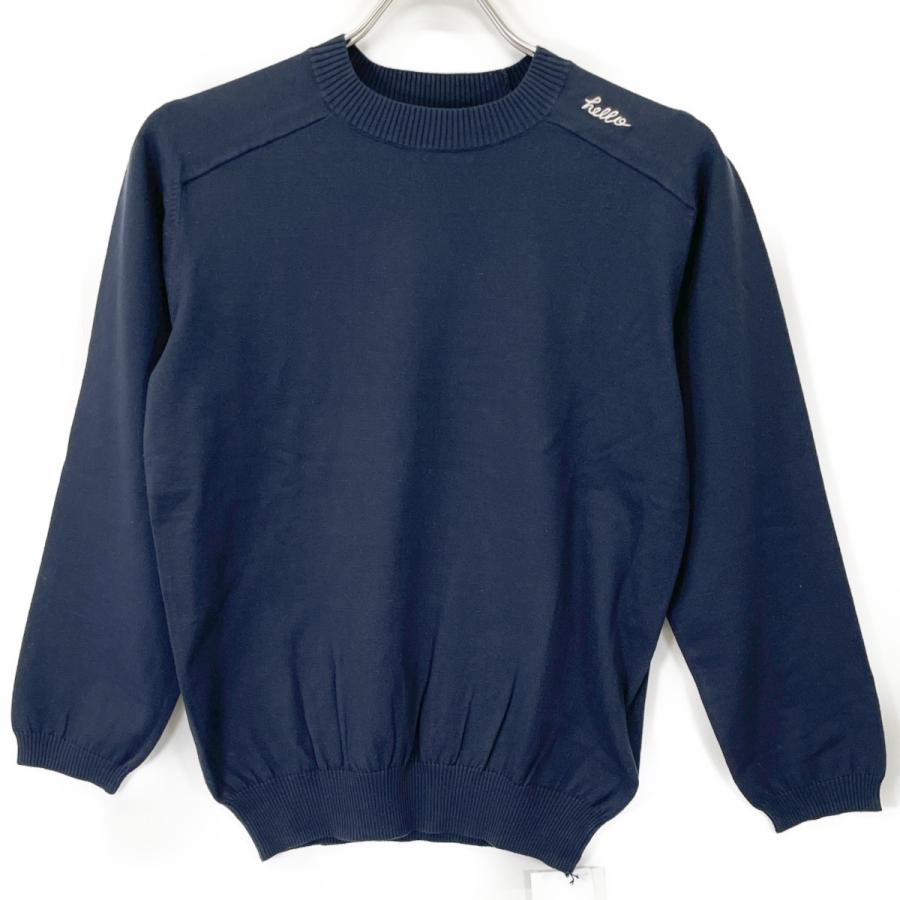 MADISON BLUE マディソンブルー MB241-8101MQ ネイビー 復刻別注 HELLO CREW L/S プルオーバー 01 ...