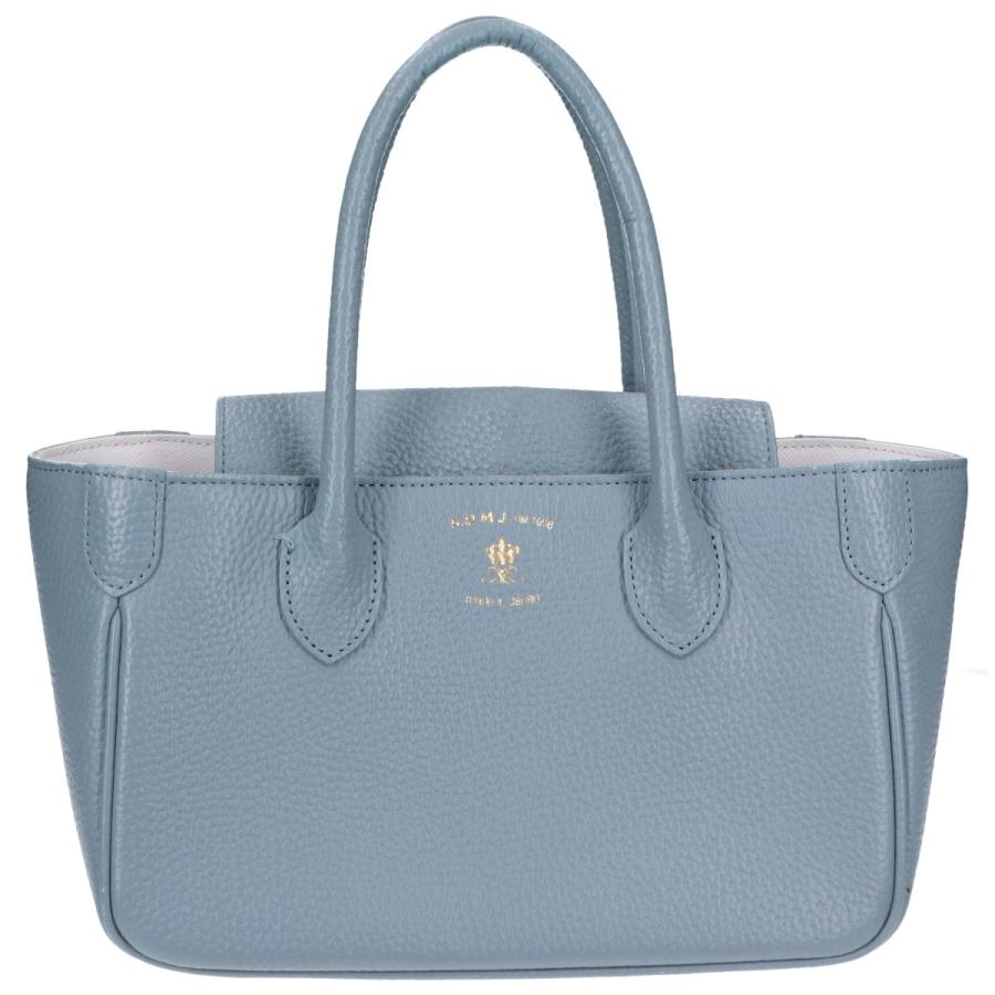 A.D.M.J. Accessoires De Mademoiselle ADMJ シュリンクレザー トートバッグ ライトブルー レディース : ブランドリユースショップエコスタイル - 通販 ...