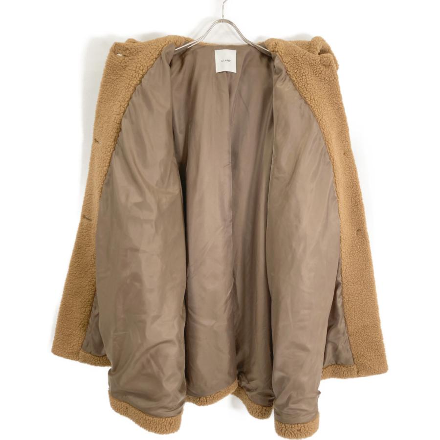 CLANE クラネ 13104-0562 ブラウン ボリュームフレアボアコート 2 コート ポリエステル レディース 中古 : ブランドリユースショップエコスタイル - 通販 - Yahoo ...