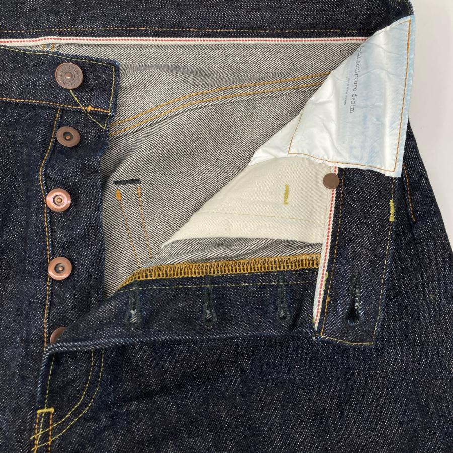 美品 VISVIM 25SS 0125105005002 SOCIAL SCULPTURE 01 WIDE RAW ボタンフライ ディアスキンパッチ デニムパンツ ボトムス W32xL30 ...