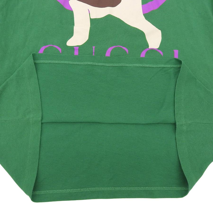 GUCCI グッチ WOOF ドッグプリント コットン Tシャツ トップス レディース グリーン S : ブランドリユースショップエコスタイル - 通販 - Yahoo!ショッピング