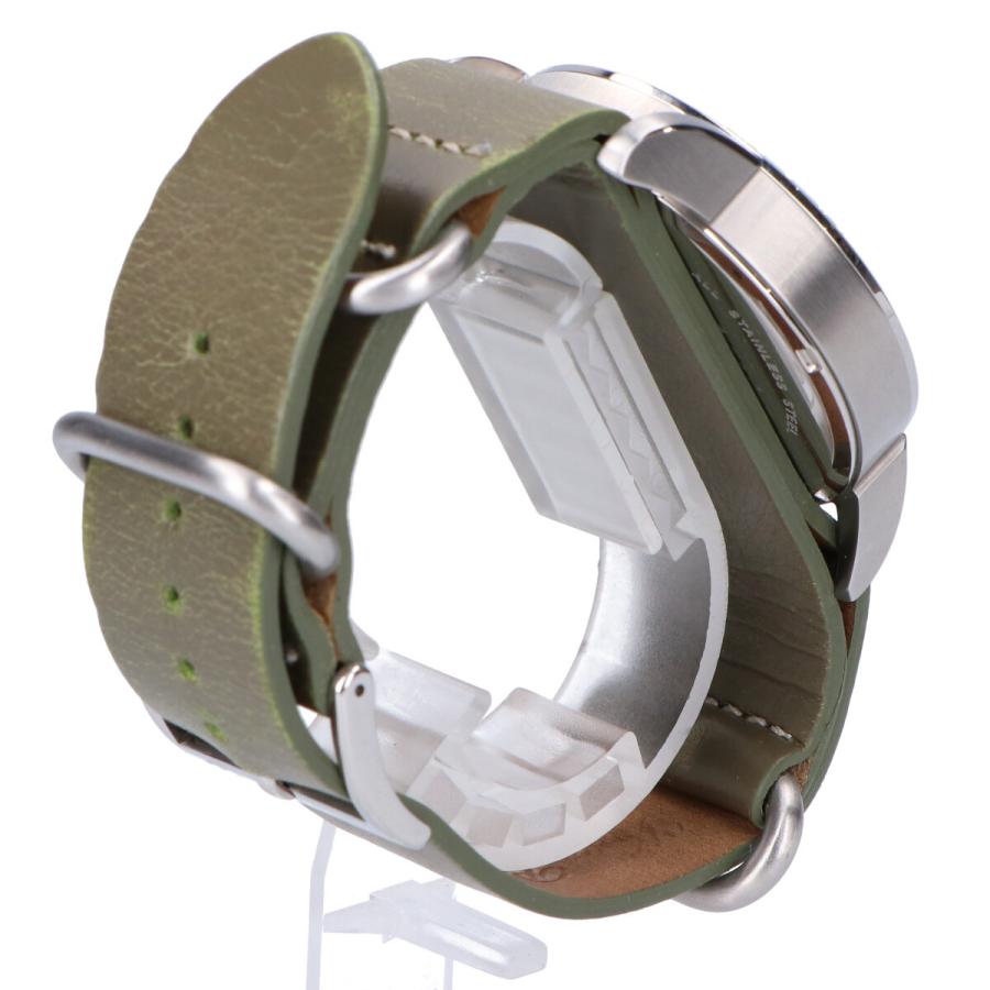 HUNTING WORLD ハンティングワールド HW-027 GMT デイト クオーツ 腕時計 シルバー/カーキ メンズ : ブランド ...