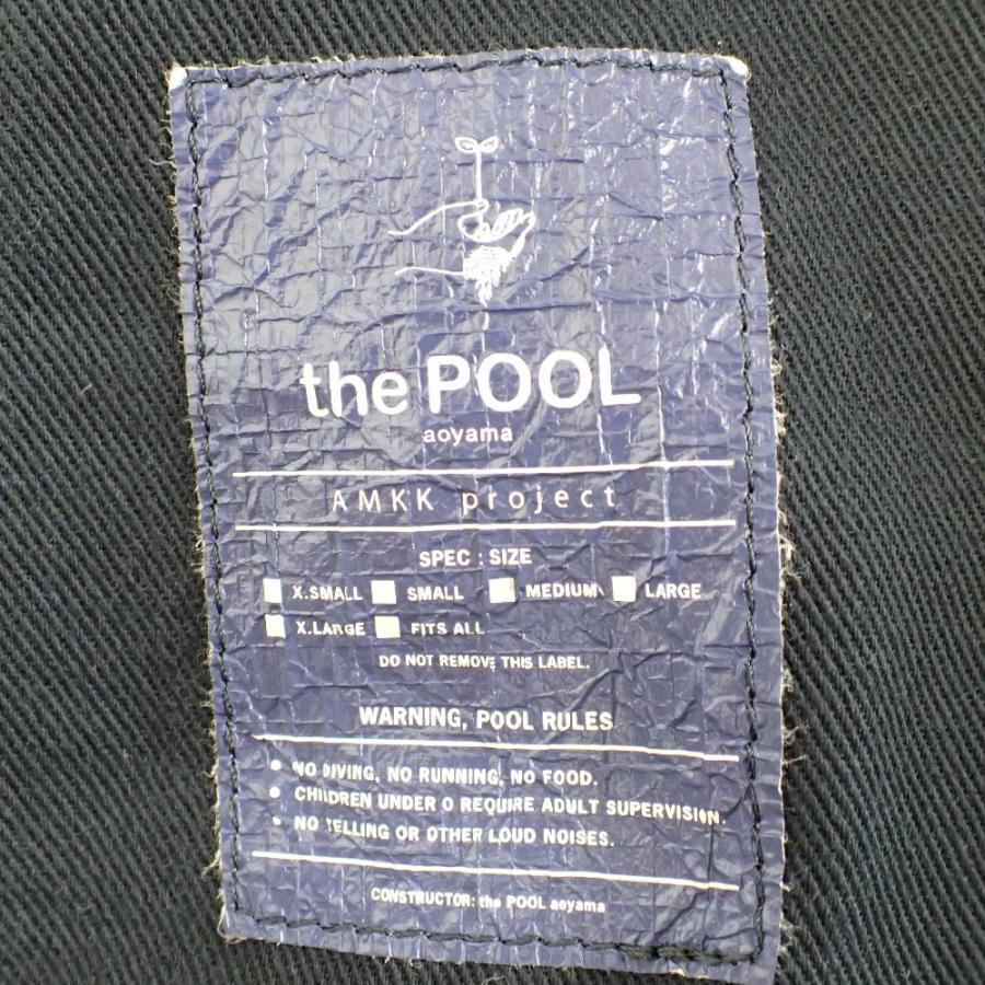 美品/ the POOL aoyamaザ プール アオヤマ AMKK project コットン ショップ コート M ネイビー メンズ ...