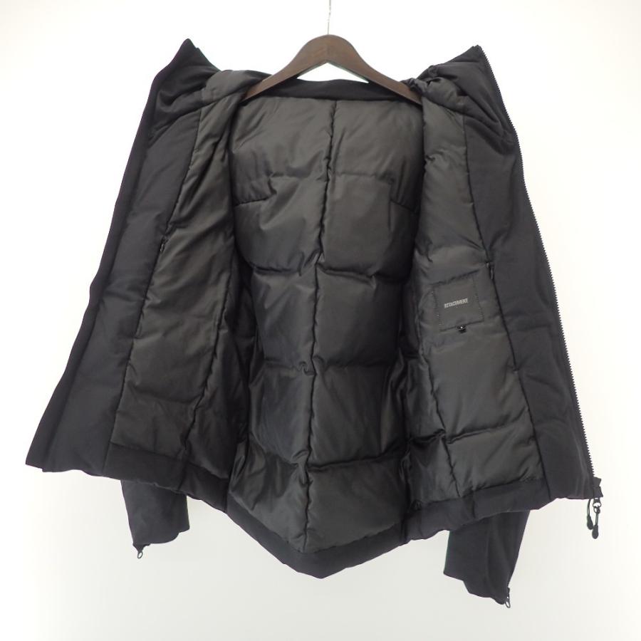 ATTACHMENT アタッチメント AB62-202 透湿防水3レイヤーNyリップフーデッド ダウンジャケット 1 ブラック メンズ ...