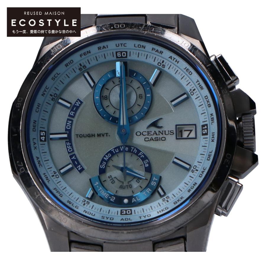 CASIO カシオ OCW-T1000-7AJF OCEANUS オシアナス マルチバンド6 タフソーラー電波 腕時計 シルバー メンズ ...