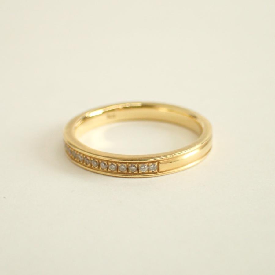 Loree Rodkin ローリーロドキン 64R-004 K18 D0.19ct ダイヤモンド ハーフエタニティ リング・指輪 #13 イエローゴールド :7777100000071077 ...