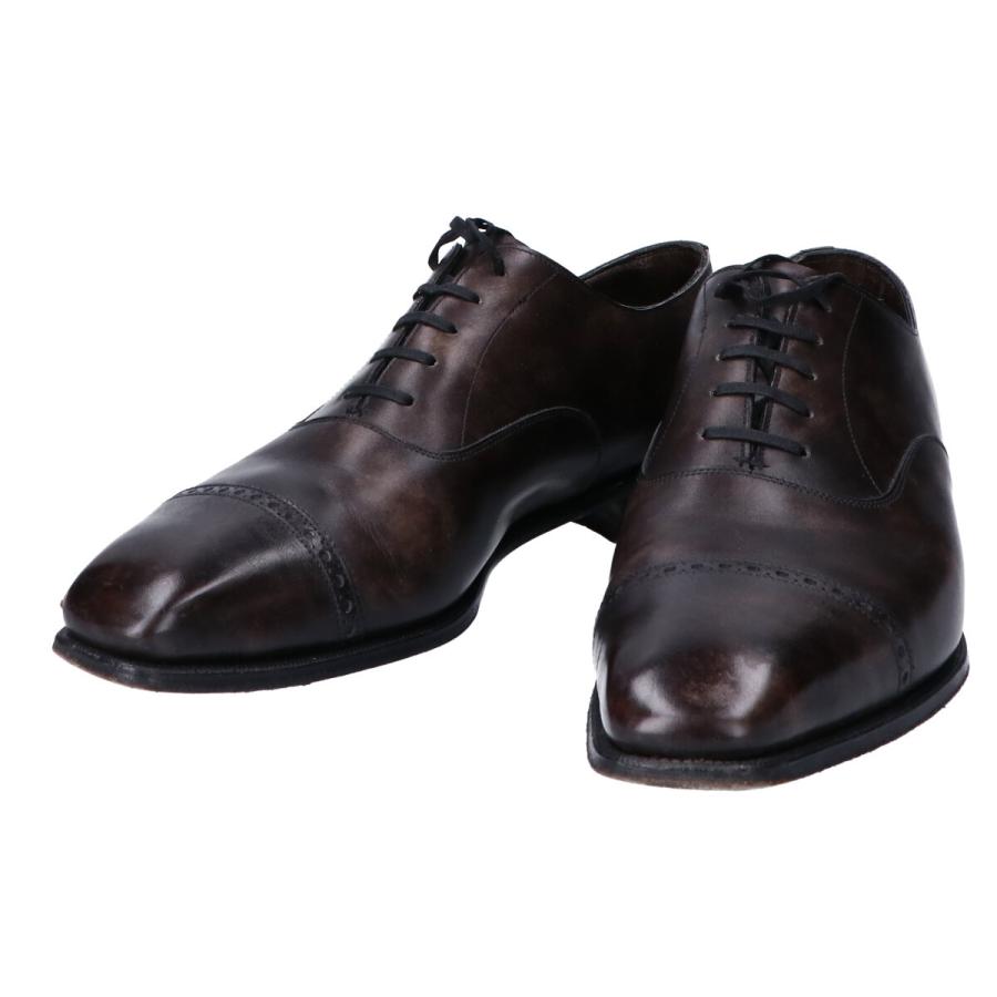 ANTHONY CLEVERLEY アンソニークレバリー CV009 NAKAGAWA 内羽根 ブローグキャップトゥシューズ 8 1/2E ...