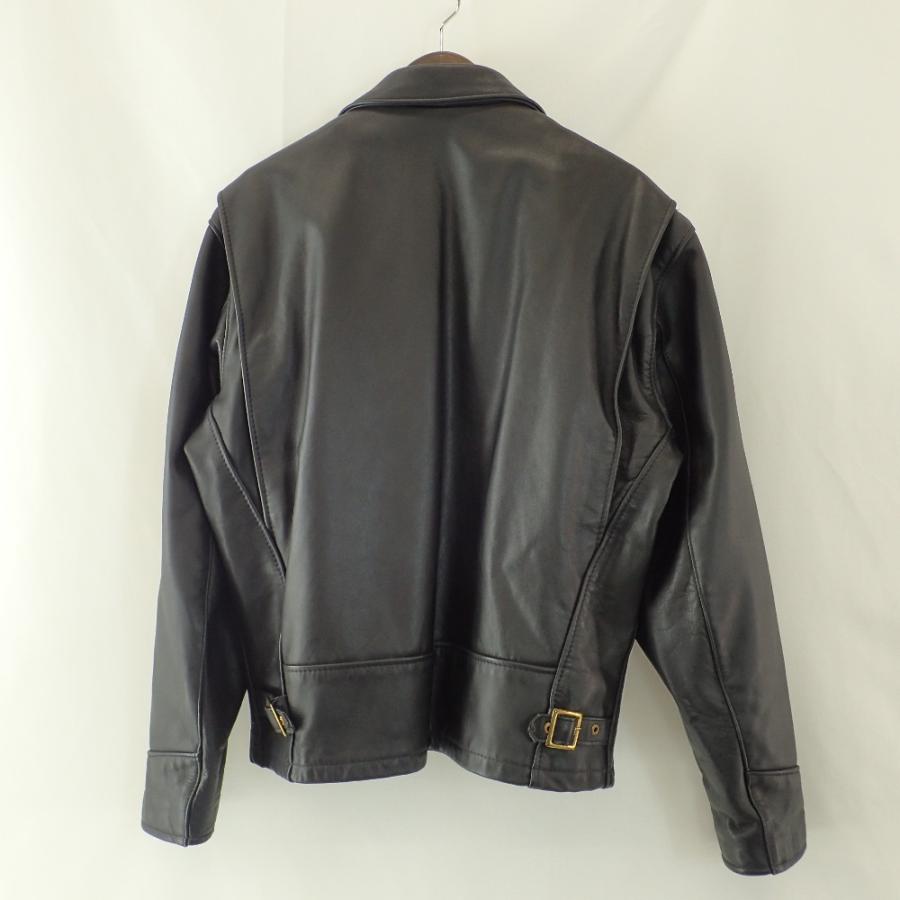 Schott N.Y.C SCHOTT ショット AT101 ボアライナー付 シングルライダース ジャケット 42 ブラック メンズ ...