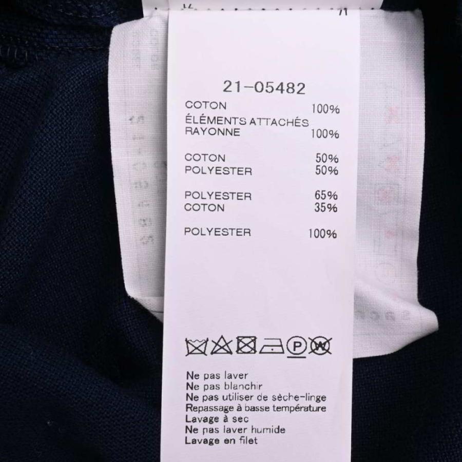 sacai 美品/21SS サカイ 21-05482 COTTON JERSEY POLO SHIRT sacai 美品/21SS サカイ 21-05482 COTTON JERSEY POLO SHIRT