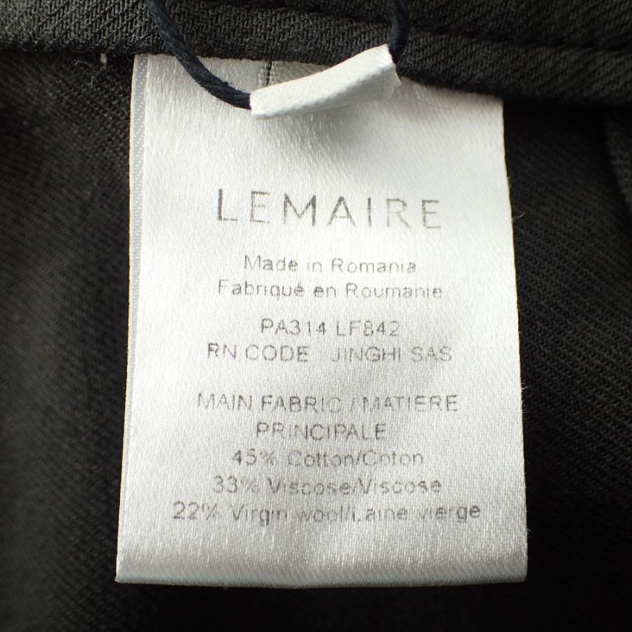 新品同様/ LEMAIRE ルメール PA314 LF842 LOOSE PLEATED PANTS ルーズ プリーツ パンツ/ ボトムス 50 グレー メンズ : ブランドリユースショップ ...