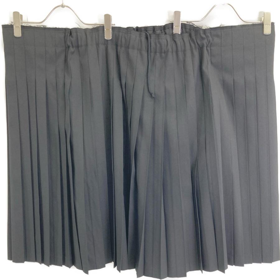 BLACKCOMMEdesGARCONS ブラックコムデギャルソン 1J-S002 22AW ブラック ウエストゴムプリーツスカート ブラック S スカート ポリエステル レディース 中古 ...