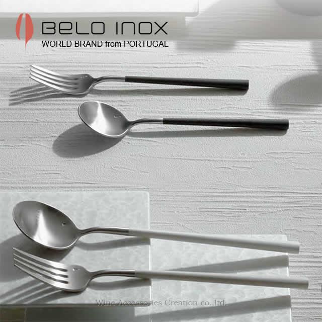 Belo Inox ベロ イノックス ポーラ テーブルスプーン ブラック TB202BK ラッピング不可商品 : ワインアクセサリー ...
