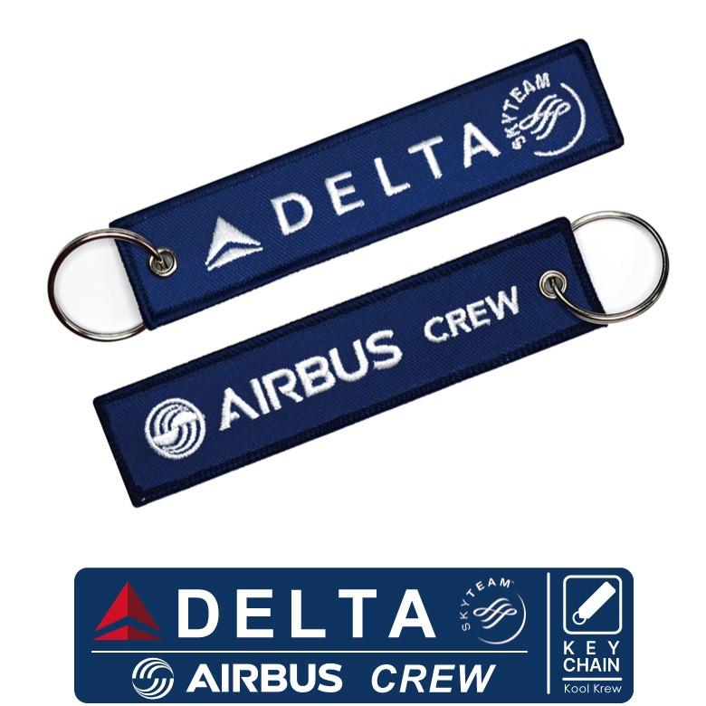 Kool Krew クールクルー キーチェーン デルタ航空 DELTA Air Lines SKYTEAM AIRBUS CREW DL ...