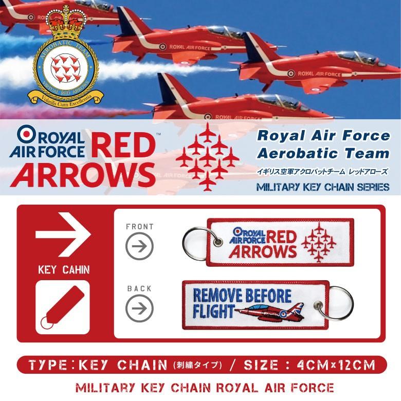Kool Krew クールクルー キーチェーンRED ARROWS イギリス空軍 英国空軍 レッドアローズ REMOVE BEFORE ...