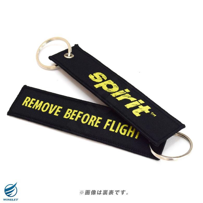 KoolKrew スピリット 航空 タグ キーホルダー Spirit Airlines REMOVE BEFORE FLIGHT フライトタグ ...
