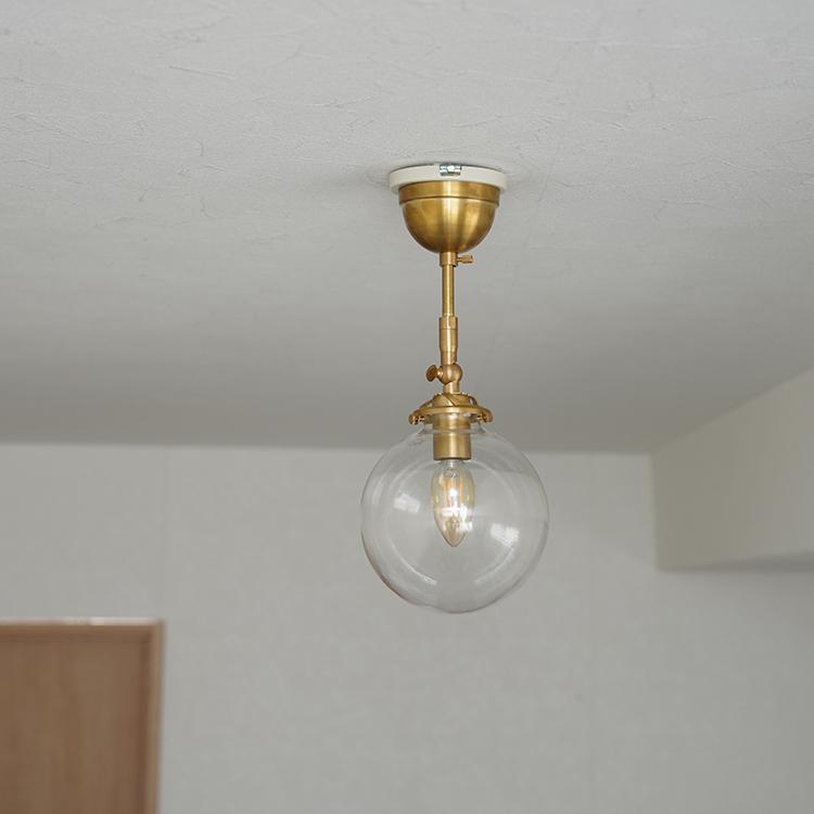 スポットライト シーリングライト 1灯 照明器具 間接照明 レール用 シーリング用 ガラス 真鍮 E17 北欧 ガラス LED インテリア 人気 電球別売り :HR114:HIKARIYA ...