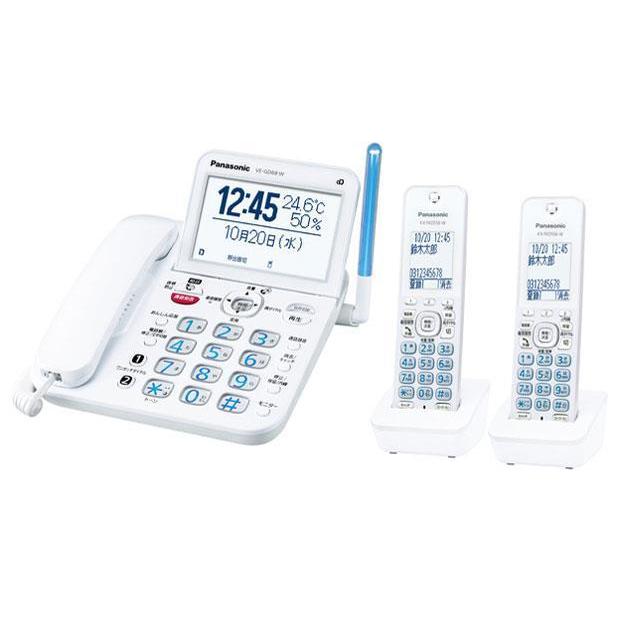 パナソニック 電話機 VE-GD69DW-W [ホワイト] Panasonic（パナソニック） 電話機 VE-GD69DW-W [ホワイト] : ウインク