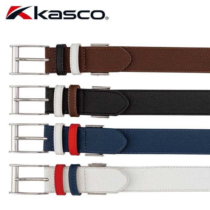kasco キャスコ シボ柄ベルト KBT-2339A フリーサイズ(115cm対応) 帯幅3.5cm ゴルフ ベルト KASCO 2023 ...