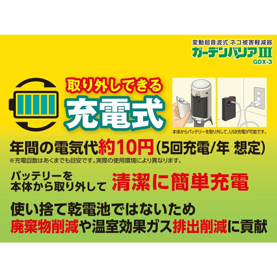 ユタカメイク 猫よけ 超音波 ガーデンバリア3 GDX-3 ガーデンバリア 猫よけ対策 猫除け 猫 ハクビシン 撃退 動物よけ センサー 野良猫対策 : ワイズライフYahoo!店 - 通販 ...