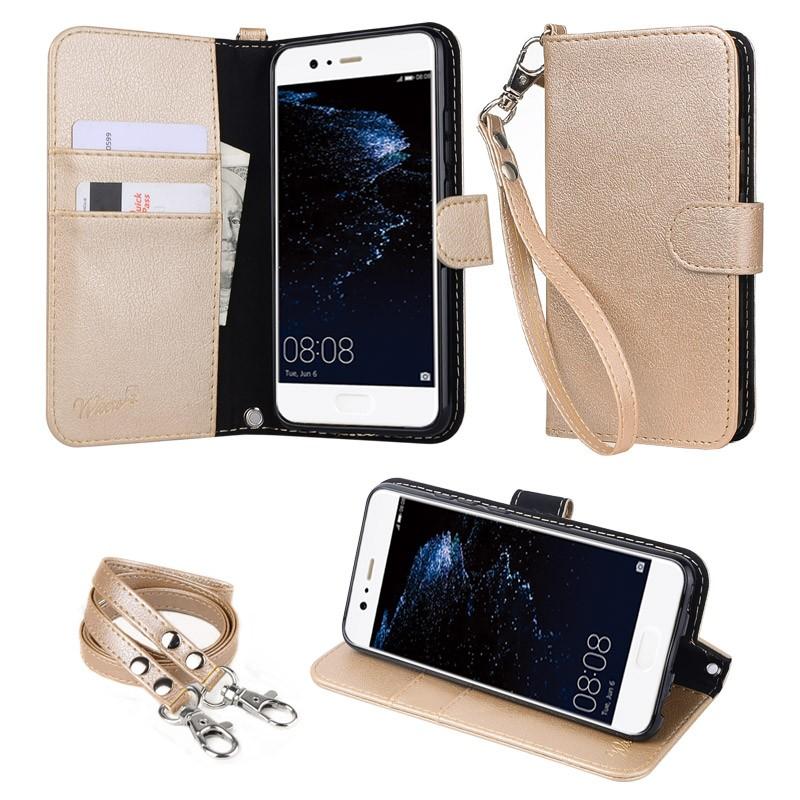 Wisers (ストラップ2種付) wisers HUAWEI P10 VTR-L29B 5.1 インチ [2017 年 新型] スマホ ...