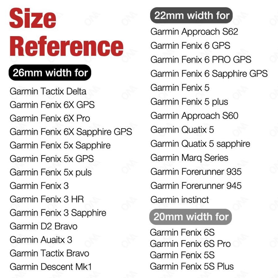 20mm22mm26mm時計バンドストラップガーミンフェニックス7 7s 7X 6 6s 6X 5 5s 5Xプロプラスクイッ : Wish Bone Yahoo!店 - 通販 - Yahoo ...