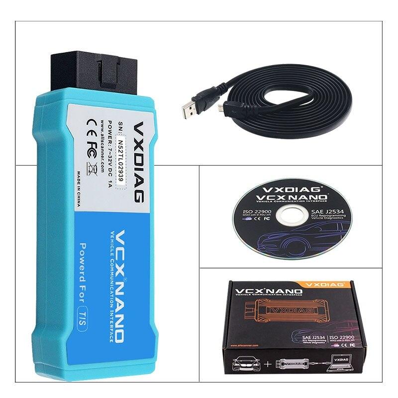 est VXDIAG VCX NANO Fr トヨタ J2534 OBD2 Diagnstic Tl it3 : Wish Bone Yahoo!店 - 通販 - Yahoo!ショッピング