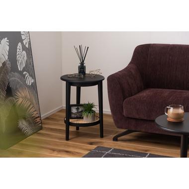 東谷 AZUMAYA(東谷) サイドテーブル 2段 ラタン調 ブラック ｜PT-471BK (4985155227907) : Wishop Yahoo!店 - 通販 - Yahoo!ショッピング