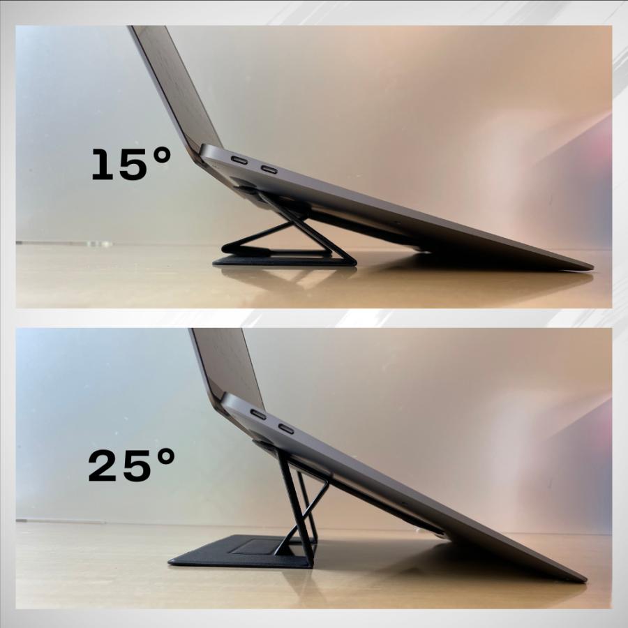 パソコンスタンド PCスタンド 貼り付け 移動 コンパクト 超薄型 折りたたみ 3mm :pcstand:illumina Yahoo ...