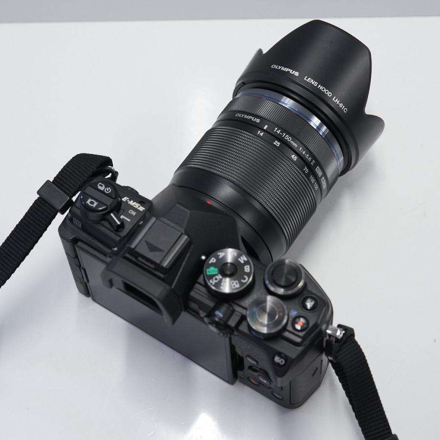 オリンパス OLYMPUS OM-D E-M5 Mark III 14-150mm II + M.ZUIKO DIGITAL ED F4.0-5.6 レンズキット USED極美品 SHOT数 ...