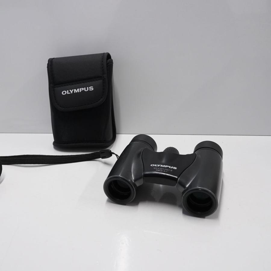 オリンパス OLYMPUS 10×21 RCII FIELD5.1° 双眼鏡 USED品 Trip light 小型 軽量 10倍 コンパクト ダハプリズム ケース付 完動品 中古 ...