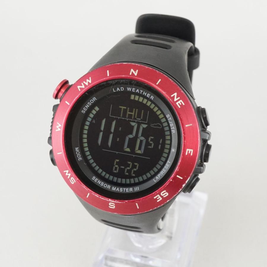 LAD WEATHER ラドウェザー 腕時計 USED品 SENSOR MASTER 3 登山 アウトドア クォーツ 電池交換済み 完動品 ...