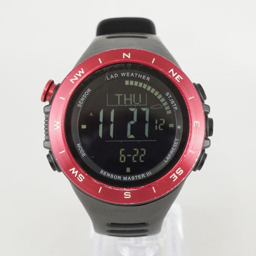 LAD WEATHER（ラドウェザー） 腕時計 USED品 SENSOR MASTER 3 登山 アウトドア クォーツ 電池交換済み 完動品 ...