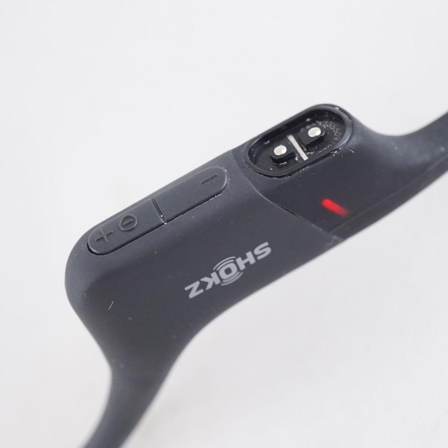 Shokz OpenRun 骨伝導イヤホン USED美品 SKZ-EP-000003 ブラック S803 IP67 防塵 防水 マイク 耳を ...
