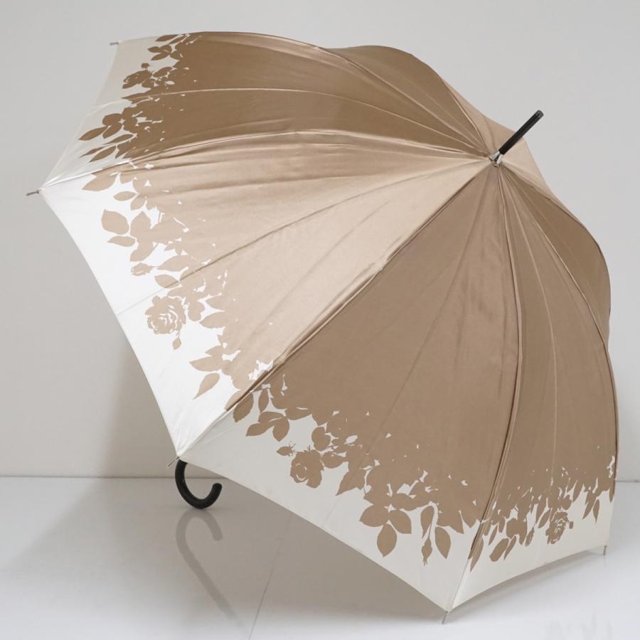 傘 LANVIN COLLECTION ランバンコレクション USED美品 耐風傘 シルエットフラワー ベージュ ローズ ジャンプ 60cm S1791 : ウィット - 通販 - Yahoo ...
